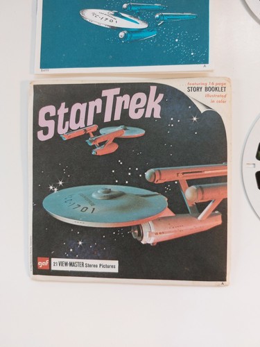VIEW MASTER STAR TREK 1968 COMPLETE SET 3 reels/ booklet OMEGA GLORY ...