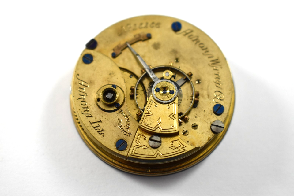Vintage Aurora 18s KW/KS Pocket Watch Movement lot.qj | eBay