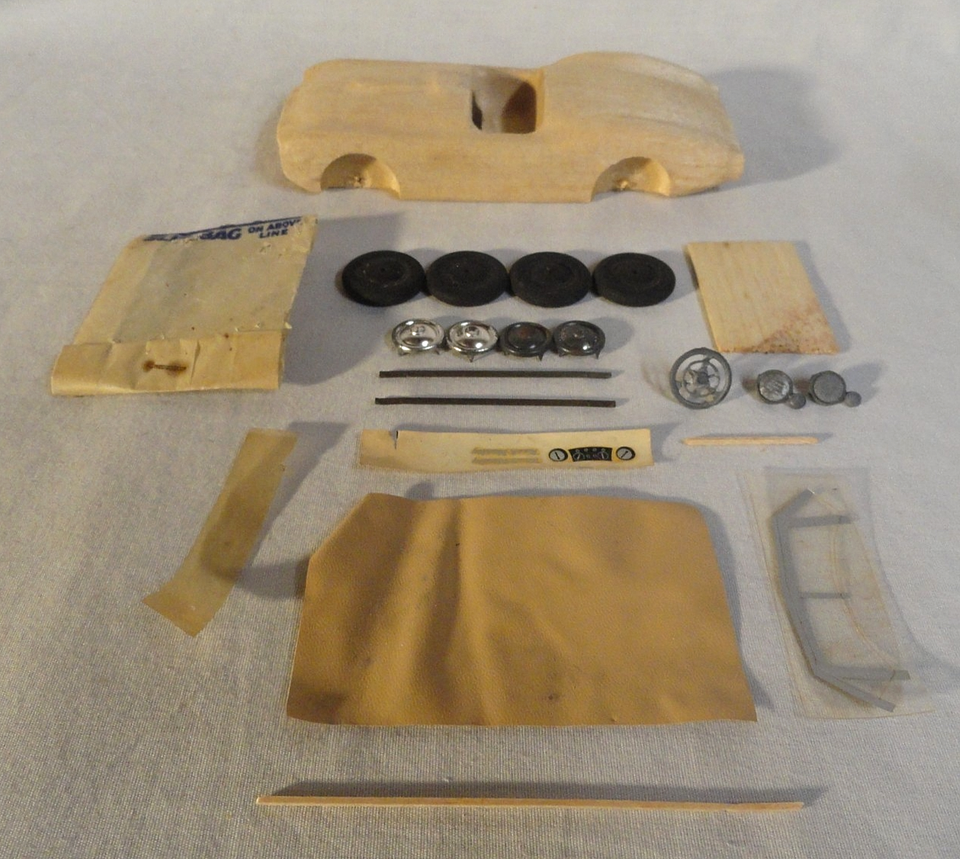 LOOK! 1952 BERKELEY NASH "HEALEY" 1/24 SCALE BALSA WOOD & METAL CAR ...