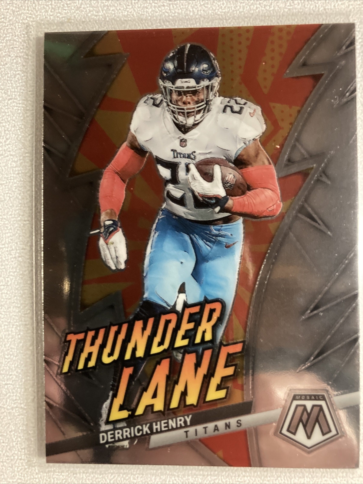 2023 Mosaic Football Thunder Lane #TL-DH Derrick Henry Titans | eBay