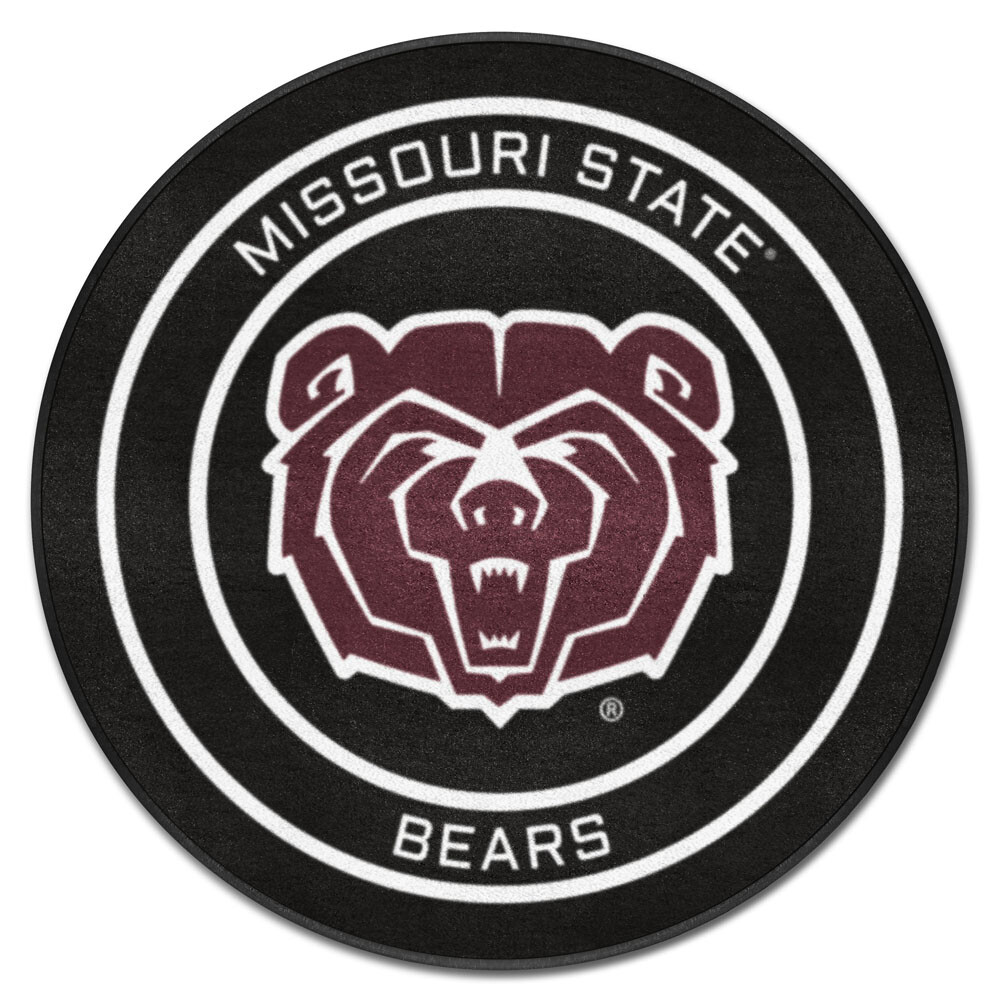 NCAA - Missouri State Hockey Puck Rug - 27in. Diameter | eBay