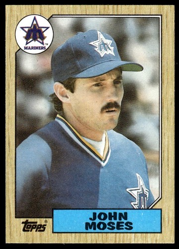 1987 Topps Baseball Card John Moses Seattle Mariners #284 | eBay