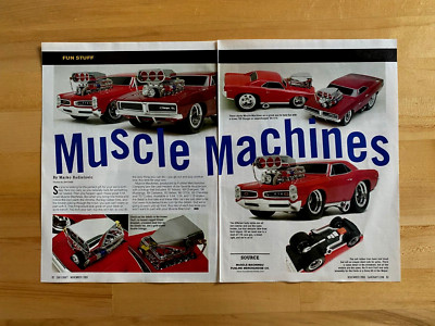 2003 Print Ad Muscle Machines Diecast 1967 GTO 1969 Charger | eBay
