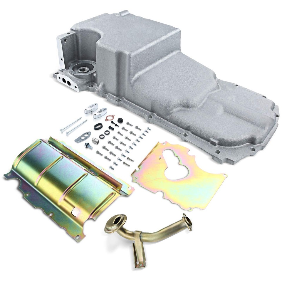 Rear Sump Retrofit Oil Pan with Gasket for Chevy Gen V LT1 LT4 5.3L 6 ...