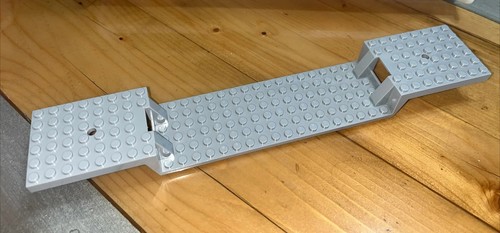 LEGO 6x34 Trailer Base Light Gray w/ Holes 87058 6 x 34 Truck Train ...