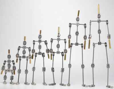 DIY Stainless Steel Human ARMATURE KIT for Studio Stop-Motion Animation ...