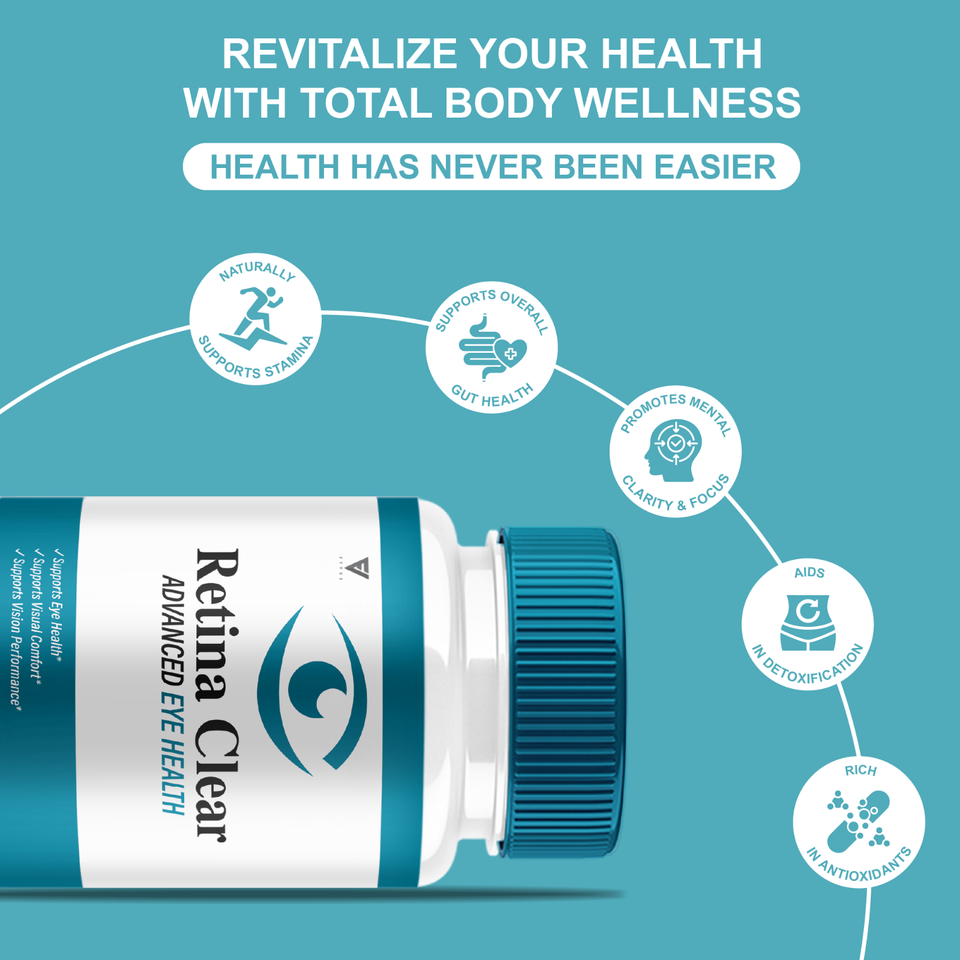 (5 Pack) Retina Clear Capsules, RetinaClear Premium Supplement (300 ...