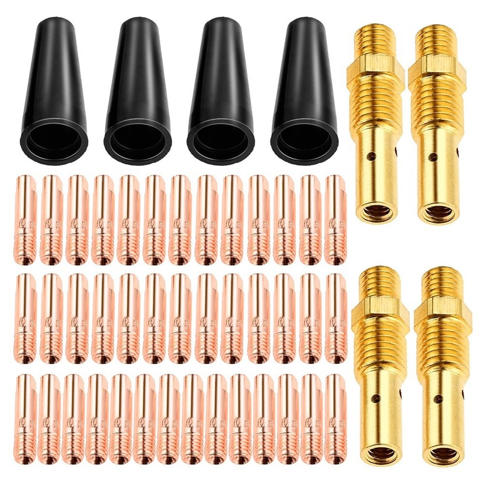 48Pcs Flux Core Welding Tips Kit with Gas Diffusers for Metal ...