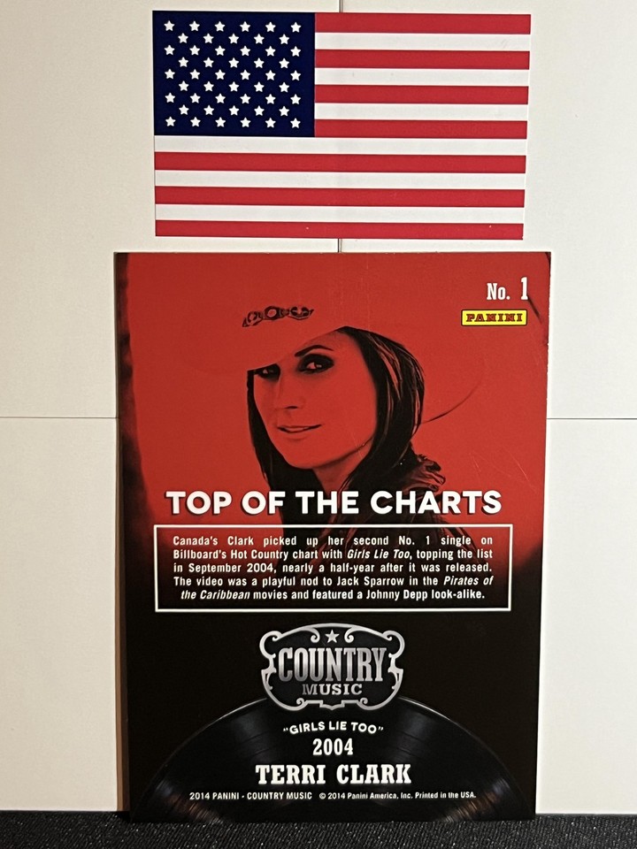 2014 Panini Country Music Terri Clark #1 Top of Charts - FAST USA SHIP ...