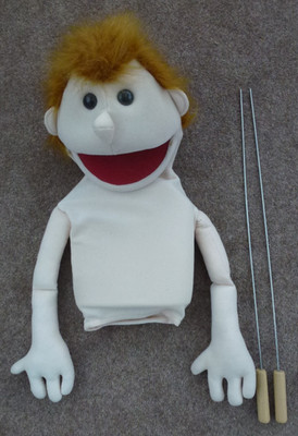 ONE WAY UK - MALE HAND PUPPET WITH RODS, FROM THE EARLY 200Os ...