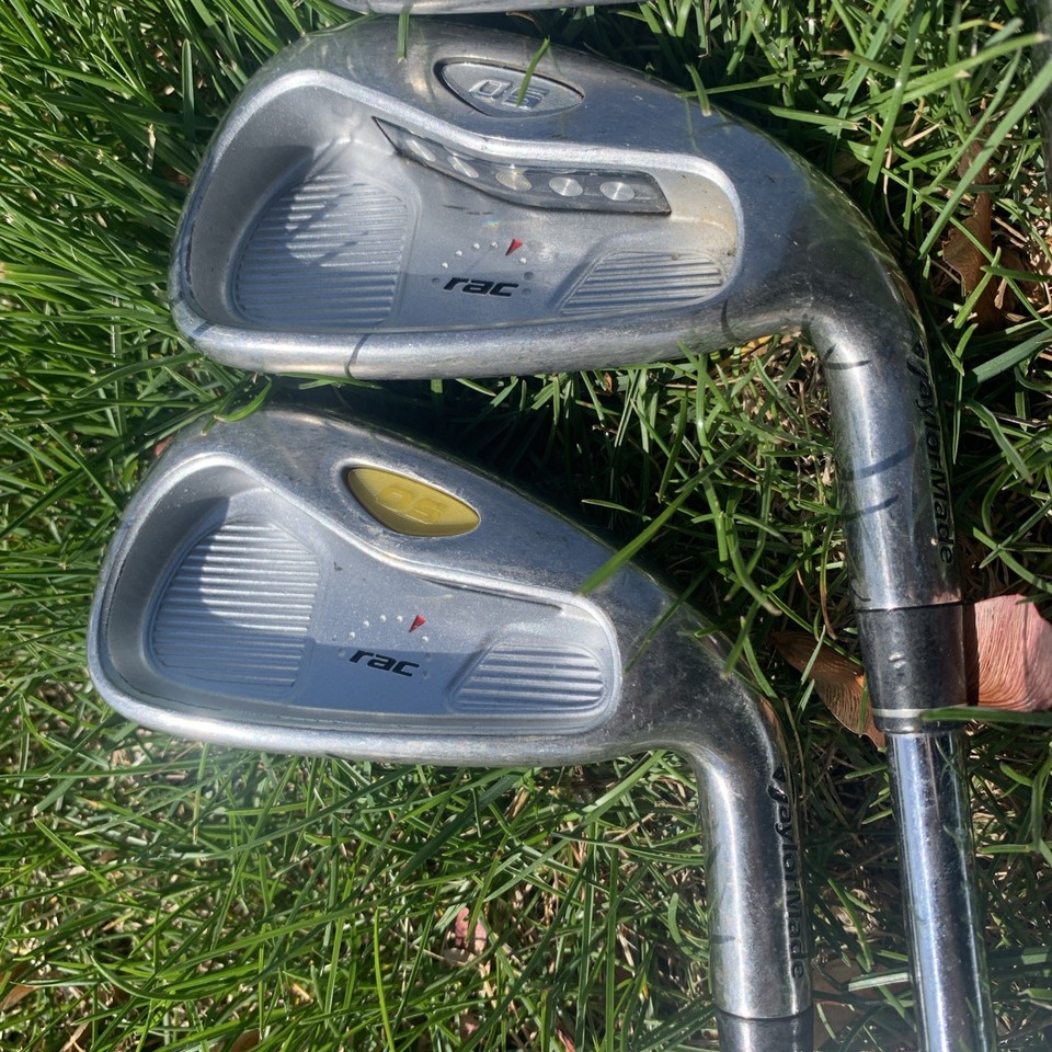 Taylormade Rac OS Irons 3-PW Stiff Flex 90 Gram Shaft Used | eBay