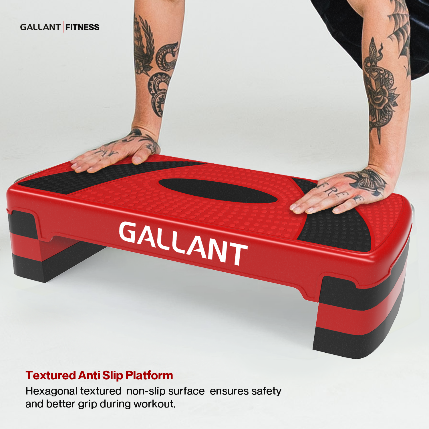 Aerobic Step 3 Level Adjustable Platform Board Yoga Pilates Fitness Gym ...