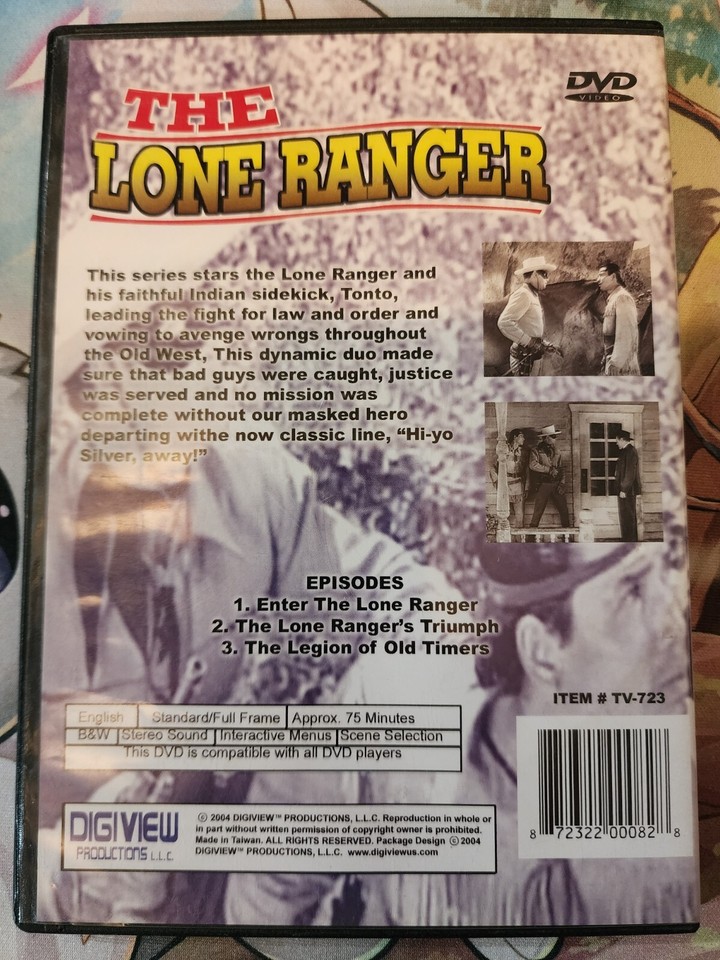 The Lone Ranger (DVD, 2004, Vol 2) Clayton Moore, Jay Silverheels. | eBay