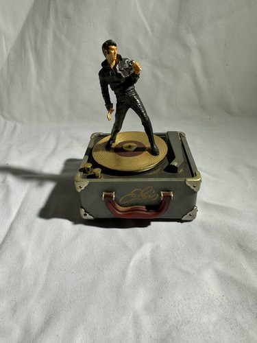 1998 The Franklin Mint Heartbreak Hotel Elvis Presley Music Box ** EPE ...