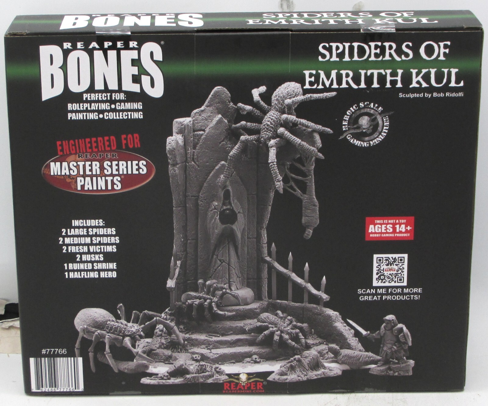 Reaper 77766 Spiders of Emrith Kul (Bones) Diorama Boxed Terrain Set ...