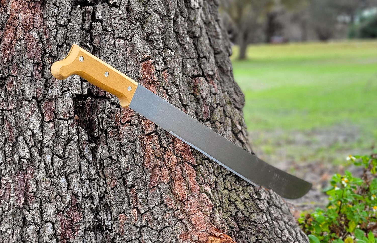 TRAMONTINA 28" Traditional WOOD HANDLE Carbon Steel Bush Machete MADE ...