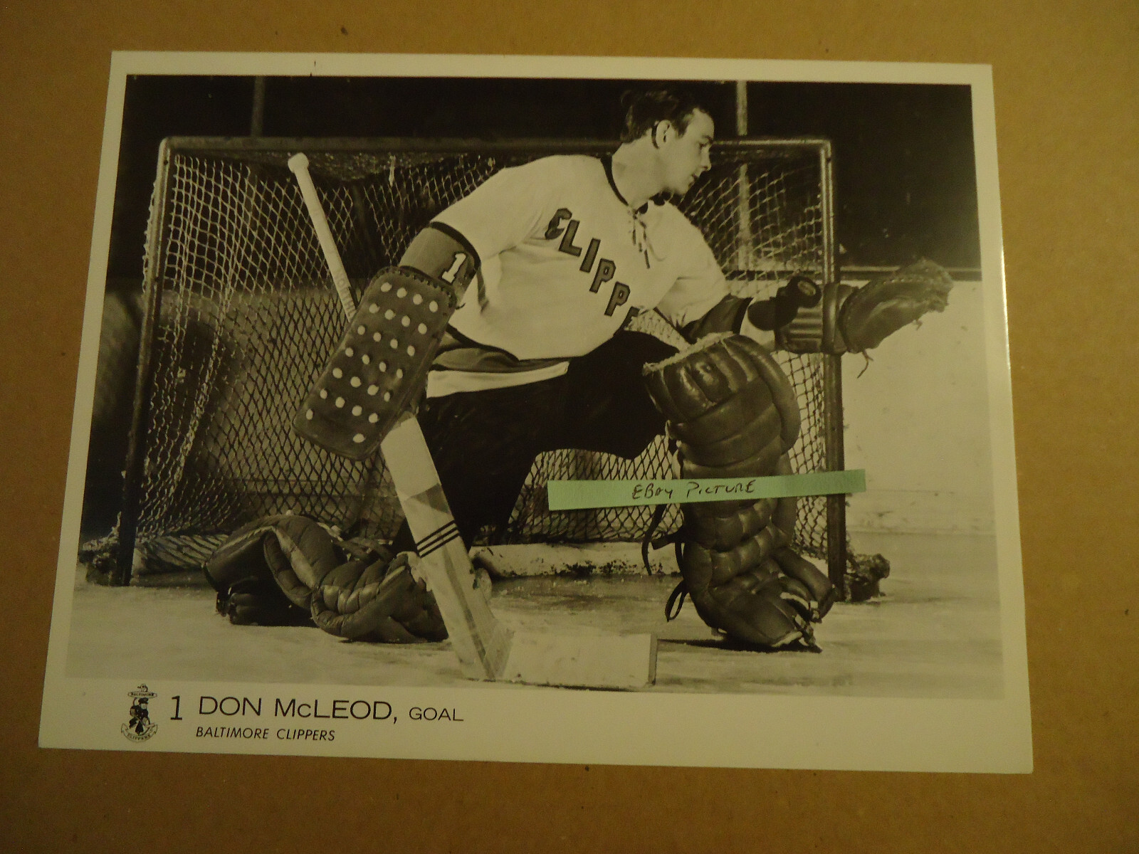 Don McLeod Baltimore Clippers 1968-69 AHL hockey photo picture | eBay