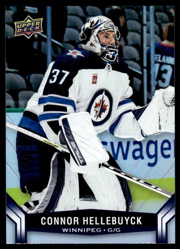 Connor Hellebuyck 2023-24 Upper Deck Tim Hortons #89 Winnipeg Jets | eBay
