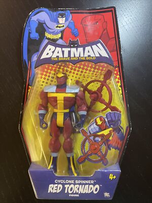 Mattel DC comics Batman Brave & Bold Cyclone Spinner Red Tornado Action ...