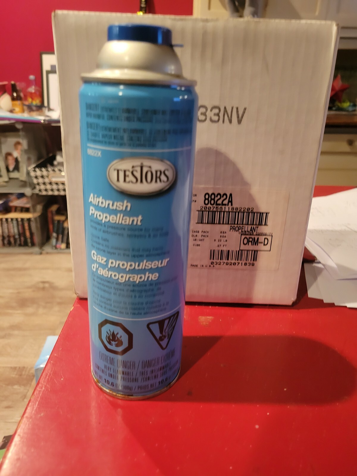 Testors 8822 Ozone Safe Propellant For Airbrushes 10.6 Ounce (Case of 6 ...