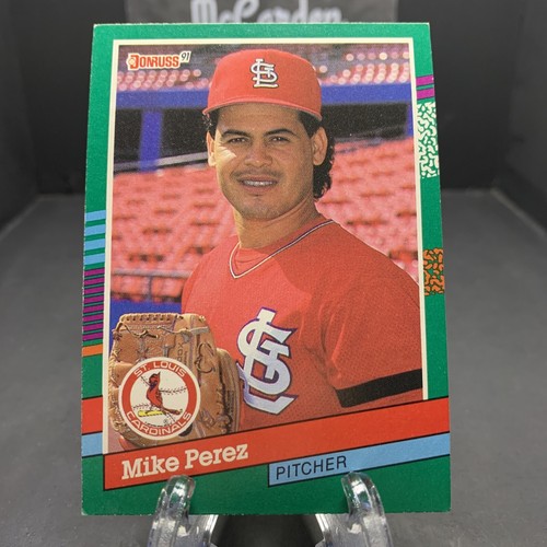 1991 Donruss Mike Perez #615 Rookie RC St. Louis Cardinals | eBay