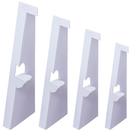 140mm White Showcard Struts. Menu Stand, Poster Stand | eBay