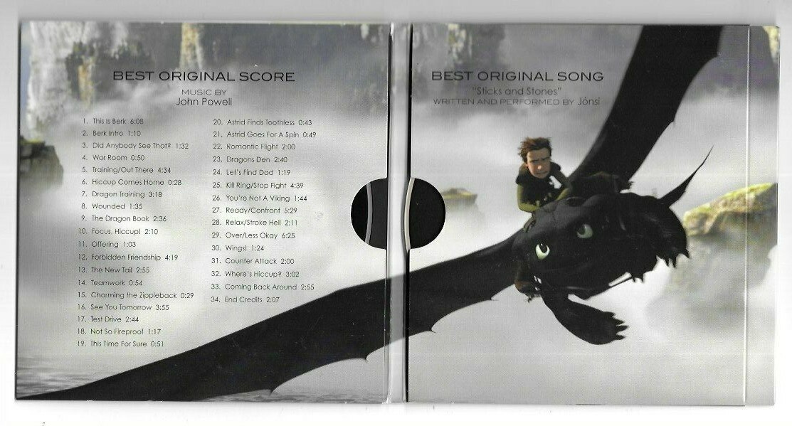 John Powell's HOW TO TRAIN YOUR DRAGON (2010) - 2020 Varese 2CD Deluxe ...