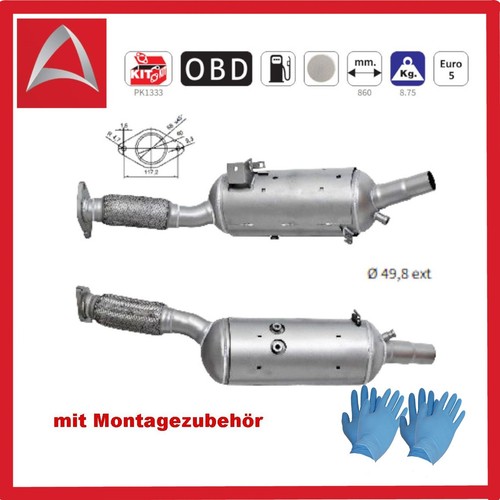 Ruß-Partikelfilter Dieselpartikelfilter DPF für OPEL Vivaro RENAULT ...