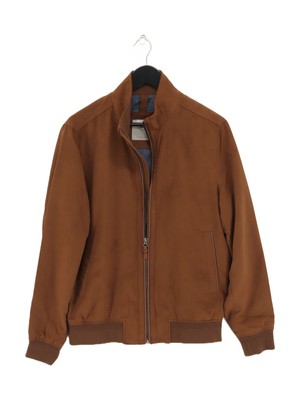 MNG Men's Jacket S Brown 100% Polyester Bomber Jacket | eBay