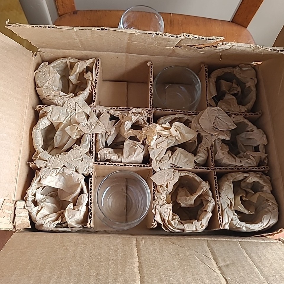 Princess House Heritage Crystal Punch Cup Cocktail Roly-Poly 12 Glasses ...