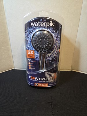 Waterpik 6 Spray Single Wall Mount Low Flow Handheld Adjustable Shower ...