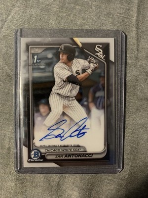 Sam Antonacci 2024 Bowman 1st AUTO RC - Chrome Prospect Autograph #CPA ...