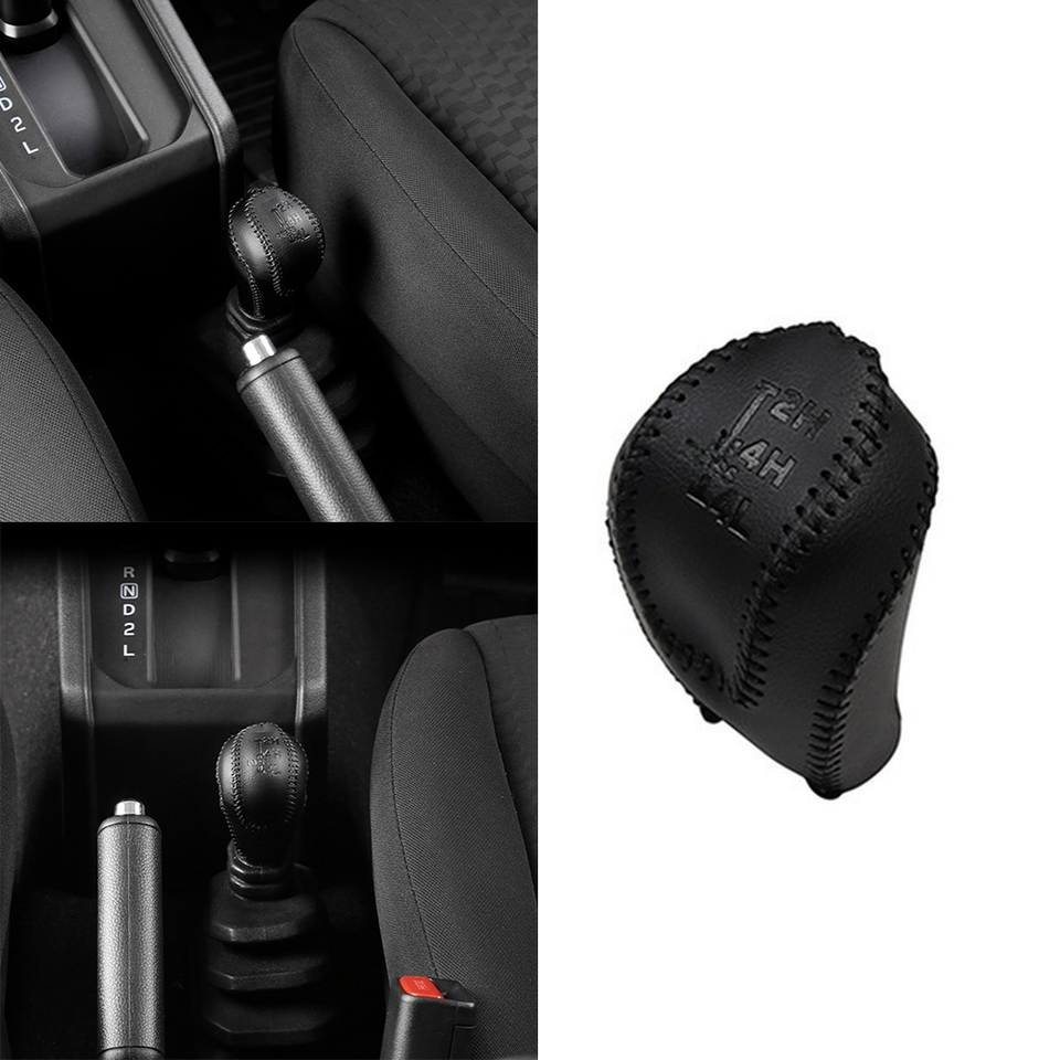 Leather Shift Knob Cover Gear Shift Knob Cover Stylish Interior ...