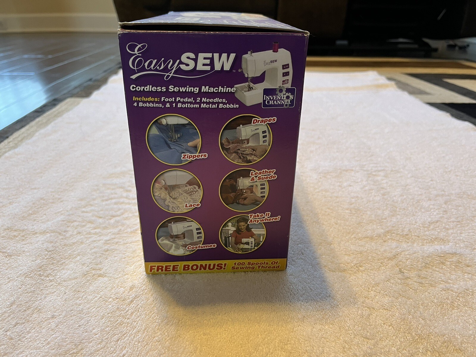Easy Sew Cordless Portable Sewing Machine as Seen on TV Invention ...