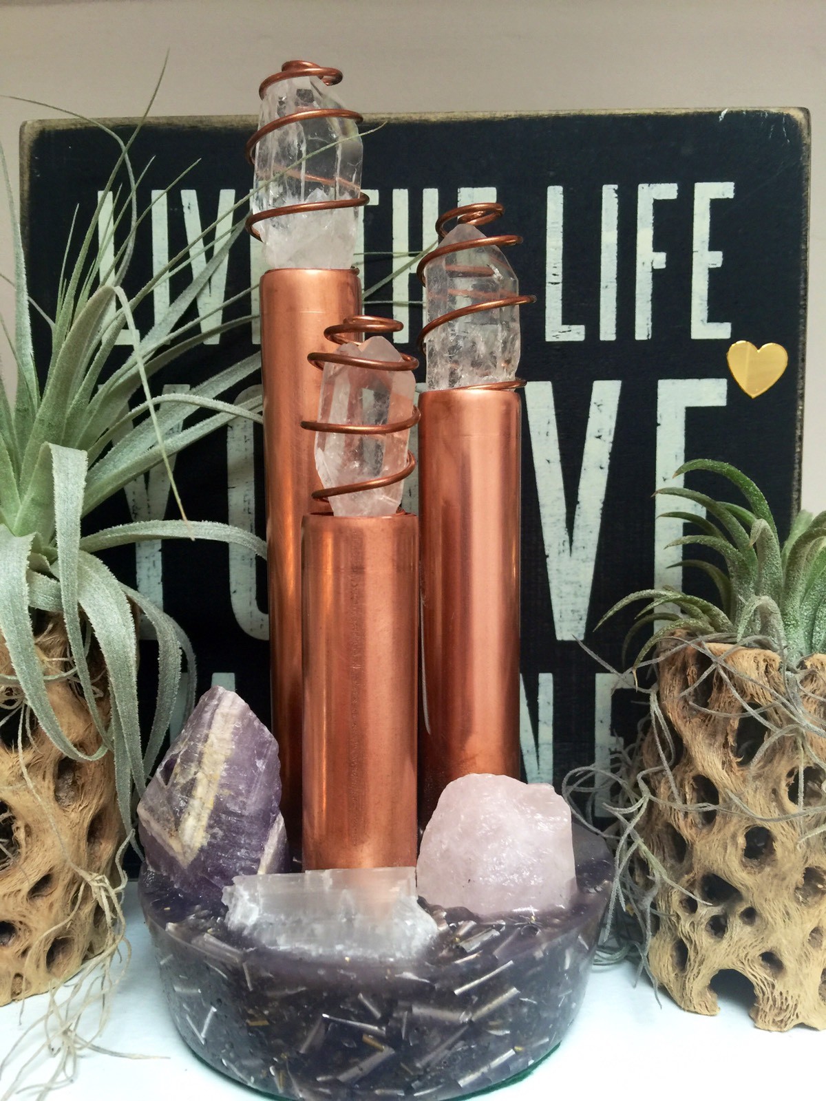 Deluxe Desktop Orgone Cloud Buster- Anti EMF/Chem - Chembuster - Orgone ...