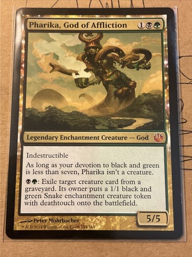 MTG Pharika, God of Affliction Journey into Nyx 154/165 Regular Mythic ...