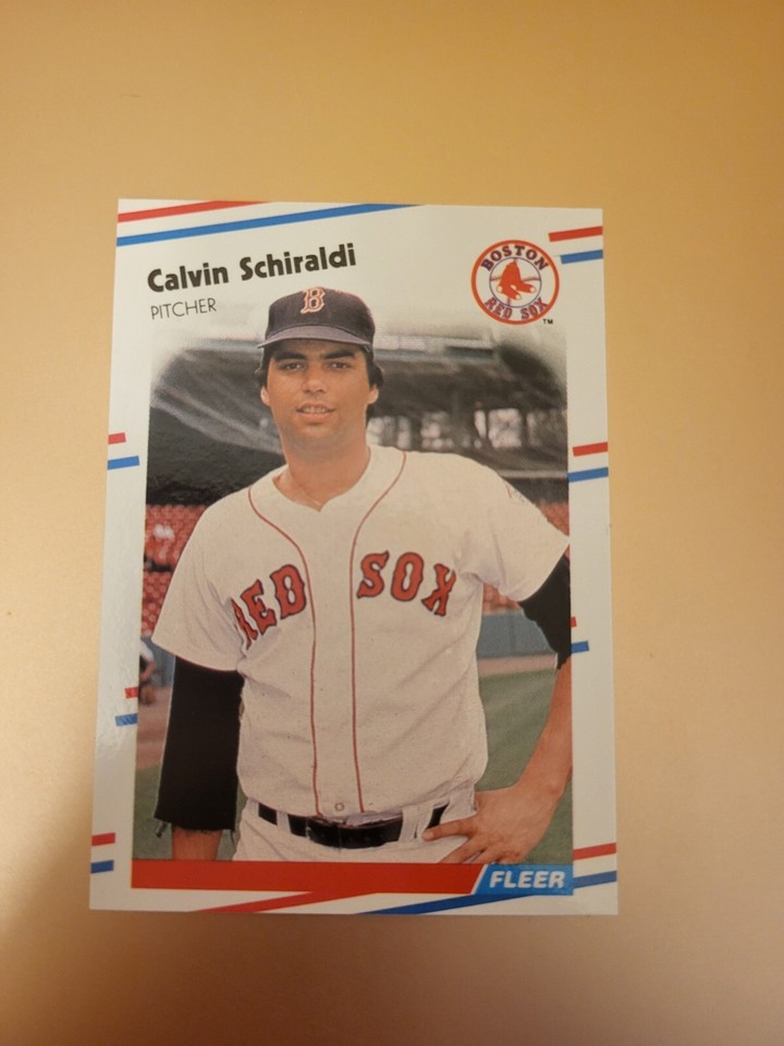 1988 Fleer #365 Calvin Schiraldi Boston Red Sox MLB Baseball Card (X | eBay