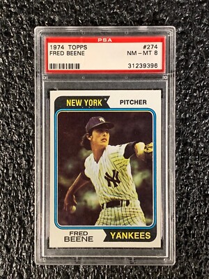 1974 Topps Baseball #274 Fred Beene PSA 8 | eBay