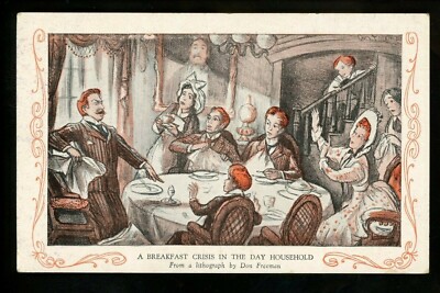 Movie / TV Star Cinema postcard Breakfast Crisis Household Empire ...