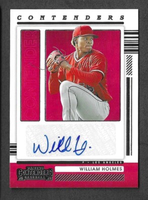 2021 Panini Contenders William Holmes Auto Rookie Autograph Los Angeles ...