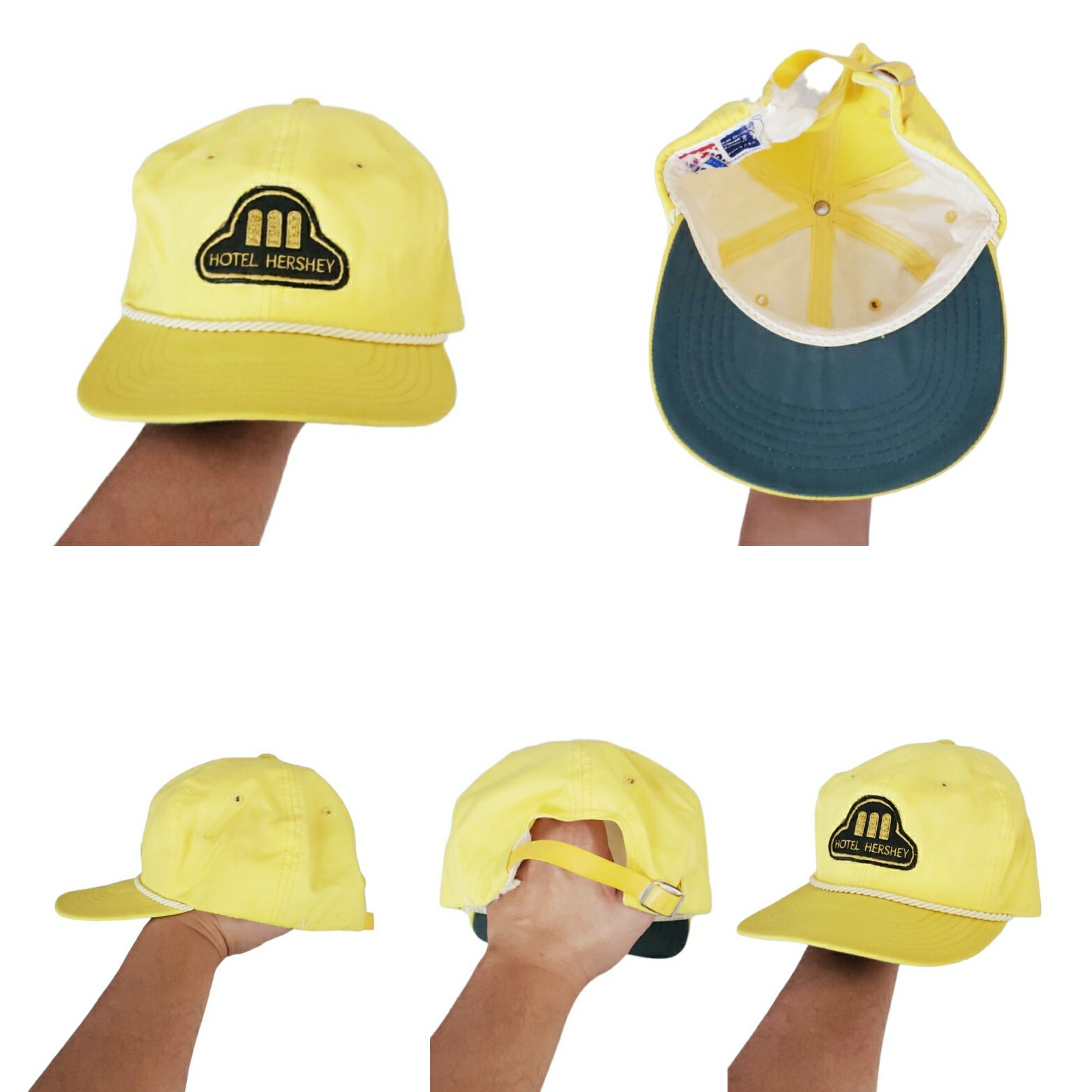 Rare VTG Hotel Hershey USA Made TexAce Adjustable Hat… - Gem