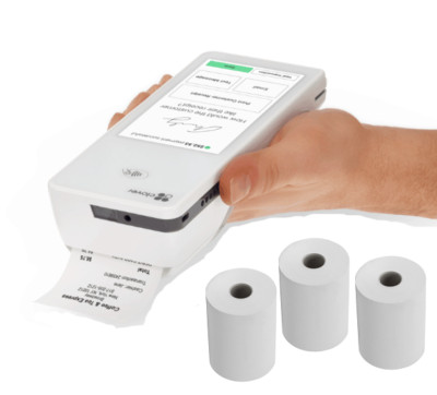 Clover Flex 1/2/3 Thermal Till Rolls / Credit Card Rolls - 20 per box ...