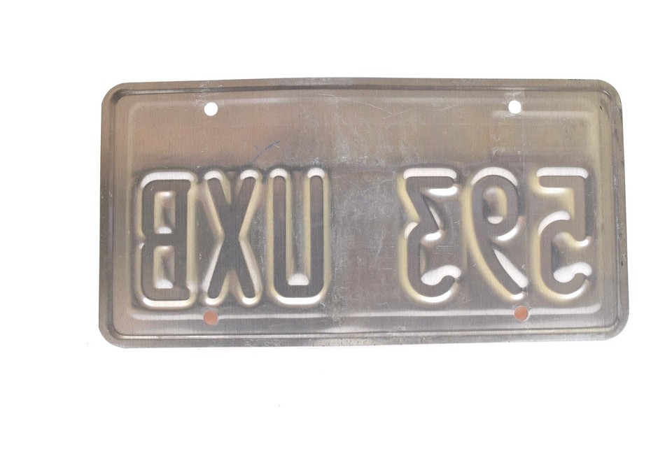 Utah License Plate Arch Centennial 593 UXB (Single Plate) | eBay