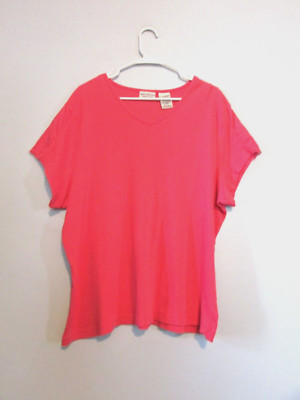 Womens White Stag Top Peach Size 22W/24W EUC!!! | eBay