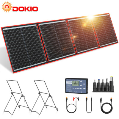 150w 12v Portable Folding Solar Panel Kit For Car/Caravan/Power station ...
