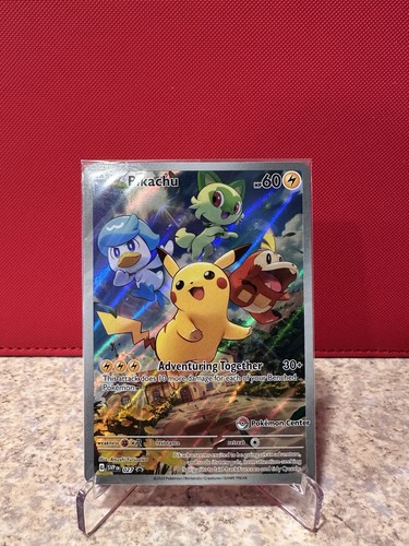 Pikachu - 027 (Pokemon Center Exclusive) 027 Scarlet & Violet Promo ...