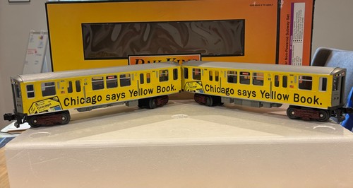 Rail King by MTH 30-2480-3 Chicago Yellow Book 2-car Subway Set 3200 ...