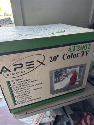 Nice Rare New NOS Apex AT2002S 20" Retro Gaming Color CRT TV Television ...