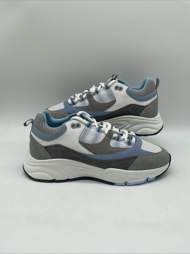 Cleens Aero Runner Men’s Lifestyle Trainers Shoes Blue Grey UK 12 EU 46 ...