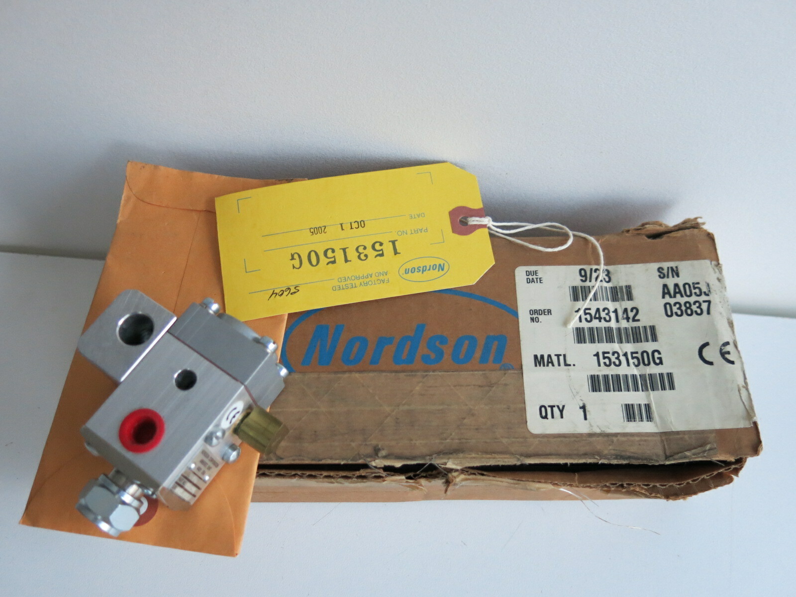 NORDSON 153150G SPRAY GUN VALVE | NORDSON A7A SPRAY GUN VALVE | eBay